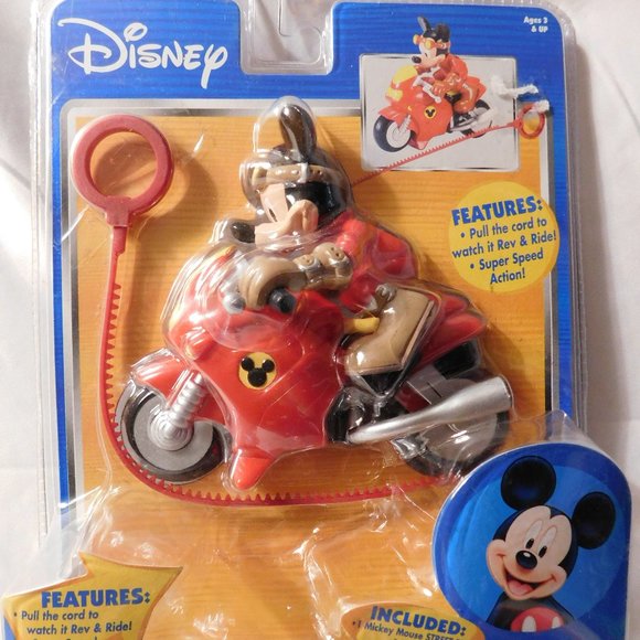 Disney | Toys | Disney Mickey Mouse Stylin Street Rider Pull Cord Toy ...